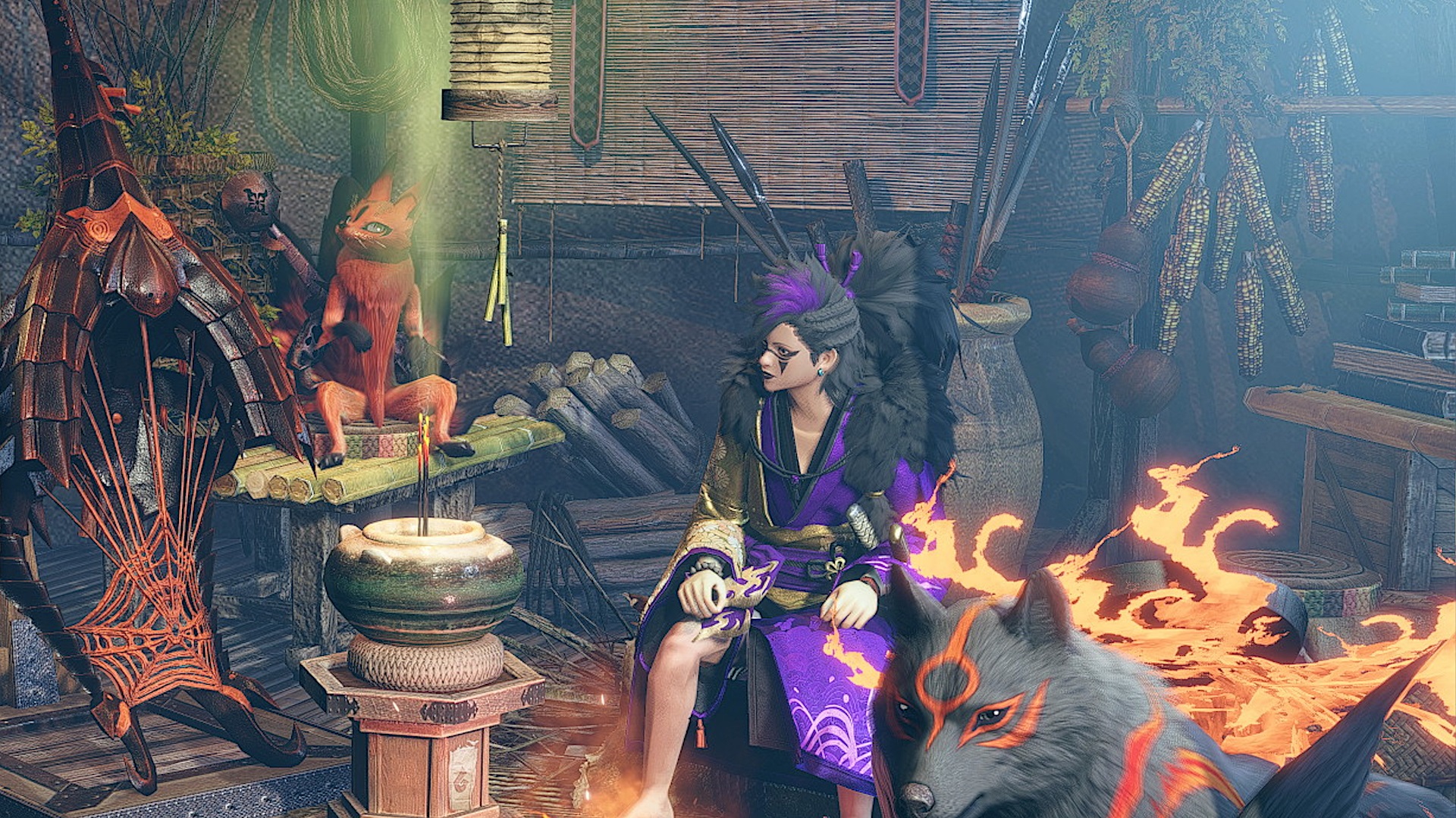 Azure Helm Into Hairstyle